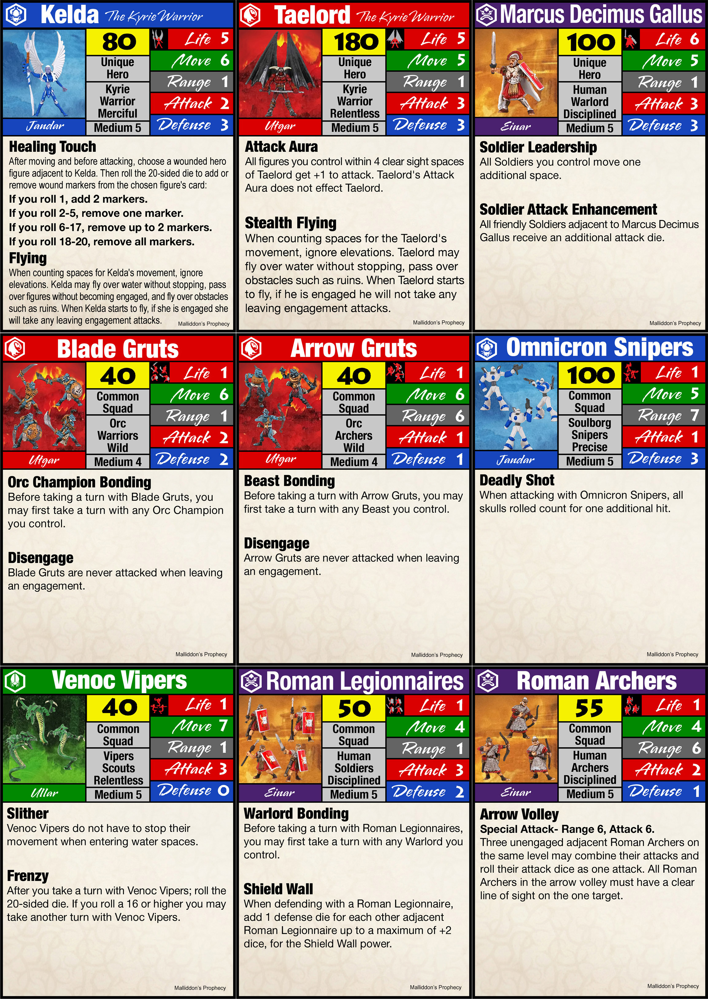 Trading Card Sized Heroscape Cards - Page 9 - Heroscapers